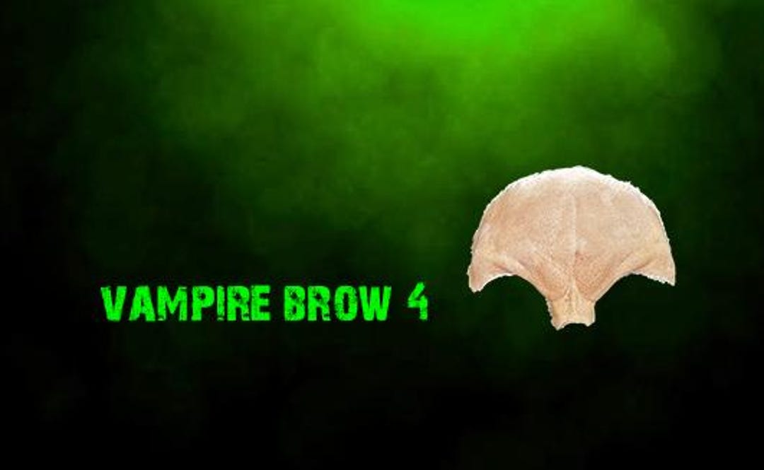 Vampire Brow 4 foam Latex Prosthetic UNPAINTED - Etsy