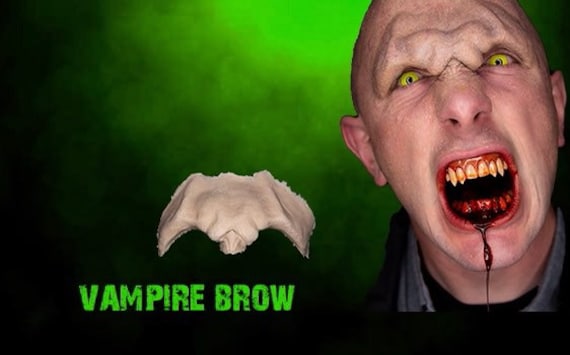 Vampire Brow Foam Latex Prosthetic UNPAINTED - Etsy