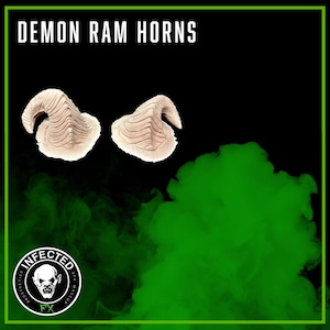 Demon Ram Horns - Foam Latex Prosthetic (UNPAINTED) - Etsy