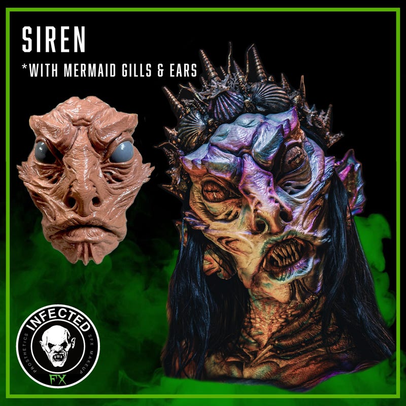 Siren Mask - Etsy