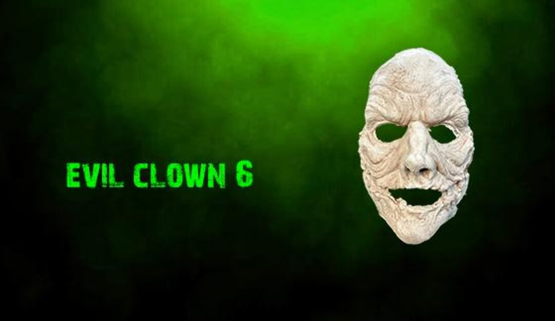 Evil Clown 6 Foam Latex Prosthetic UNPAINTED - Etsy