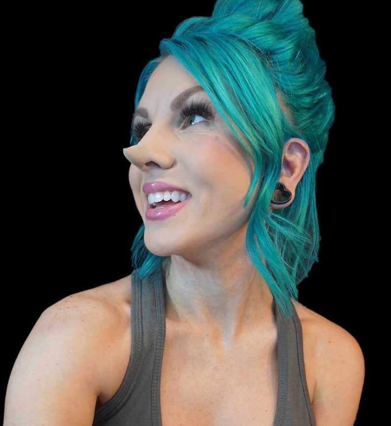 Pixie / Elf Nose Tip Foam Latex Prosthetic UNPAINTED | Etsy