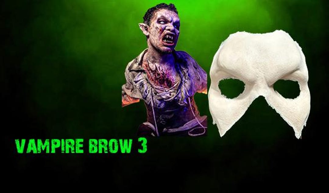 Vampire Brow 3 foam Latex Prosthetic UNPAINTED - Etsy