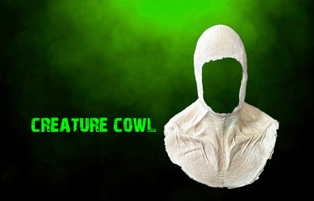 Creature Cowl - Foam Latex Prosthetic (UNPAINTED) - Etsy
