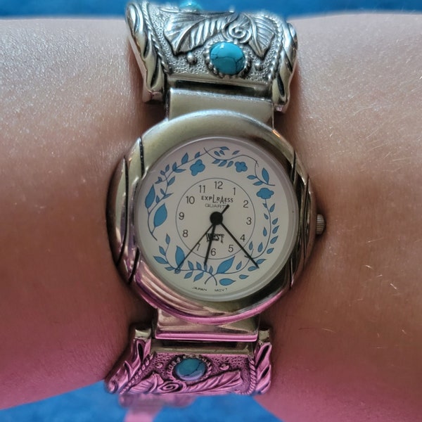 Turquoise Ladies Watch - Etsy