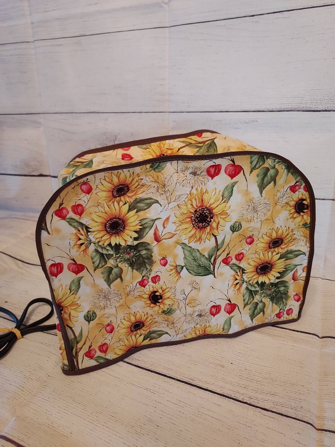 Toaster Cover 2 Slice, Sunflowers - Appliance Cover - Sunflower Kitchen ...