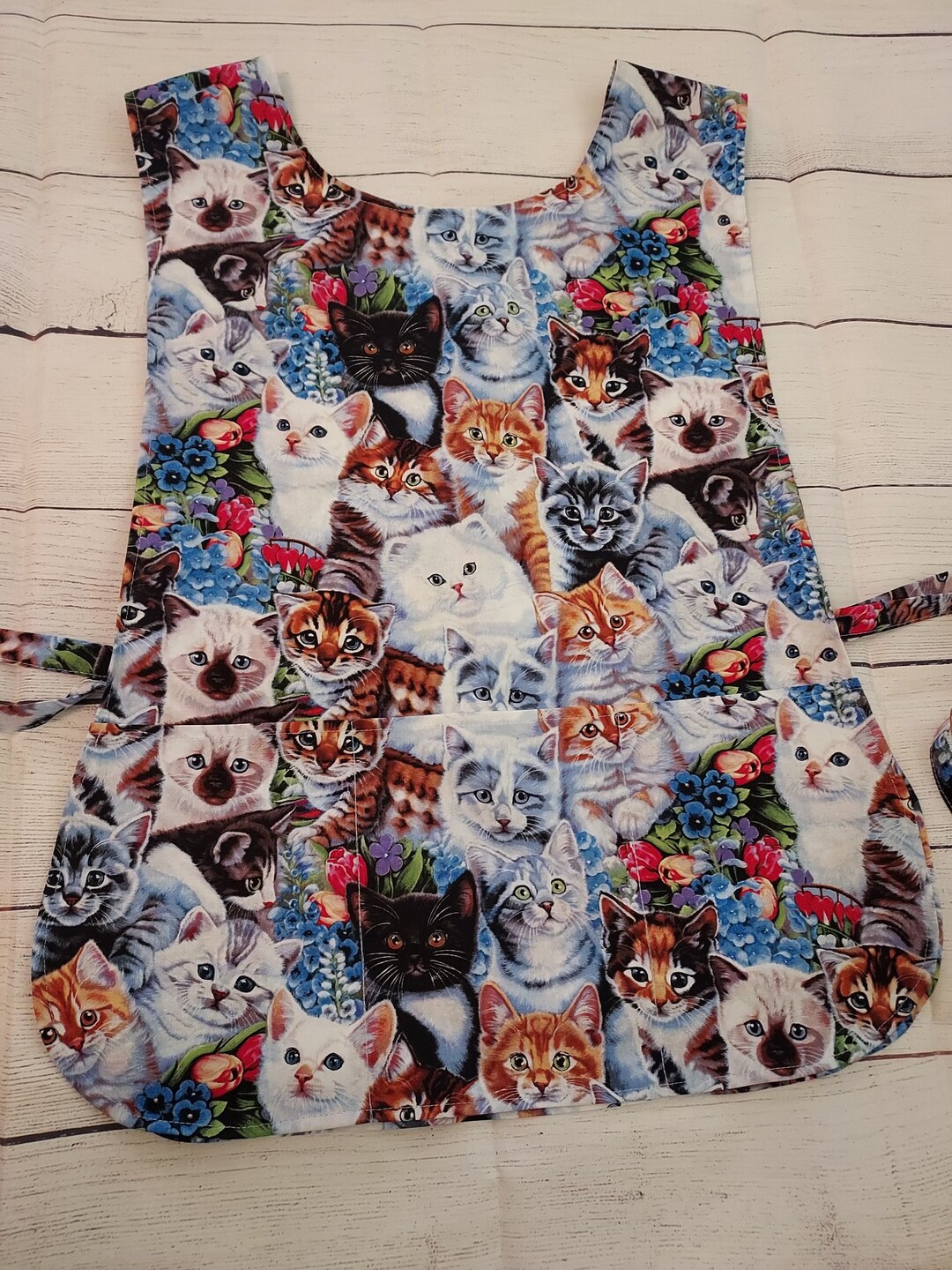 Ladies Cat Cobbler Apron - Cat Apron - Cobbler Apron - - Etsy