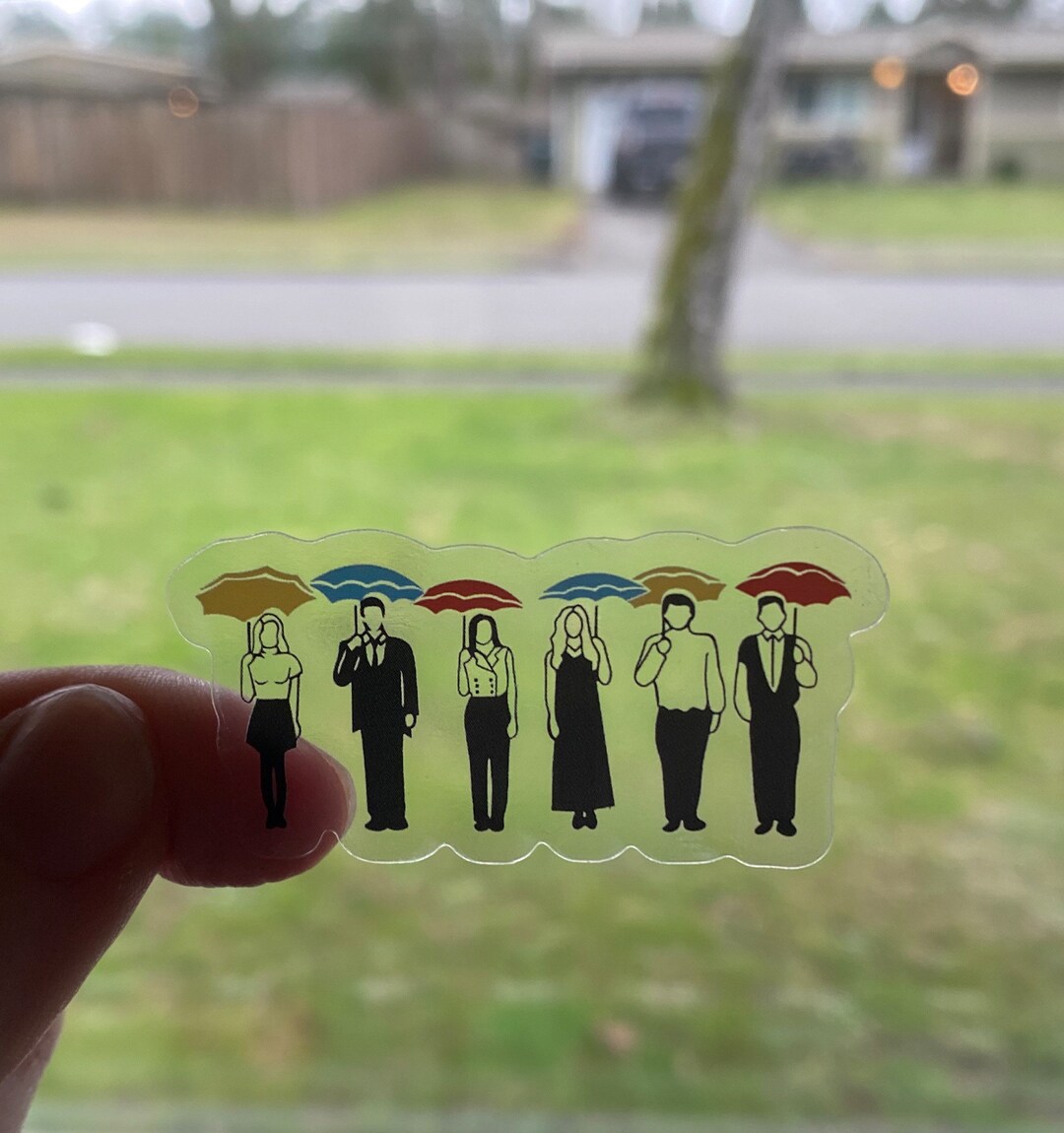 Friends Sticker Umbrella Sticker How You Doin Monica and - Etsy