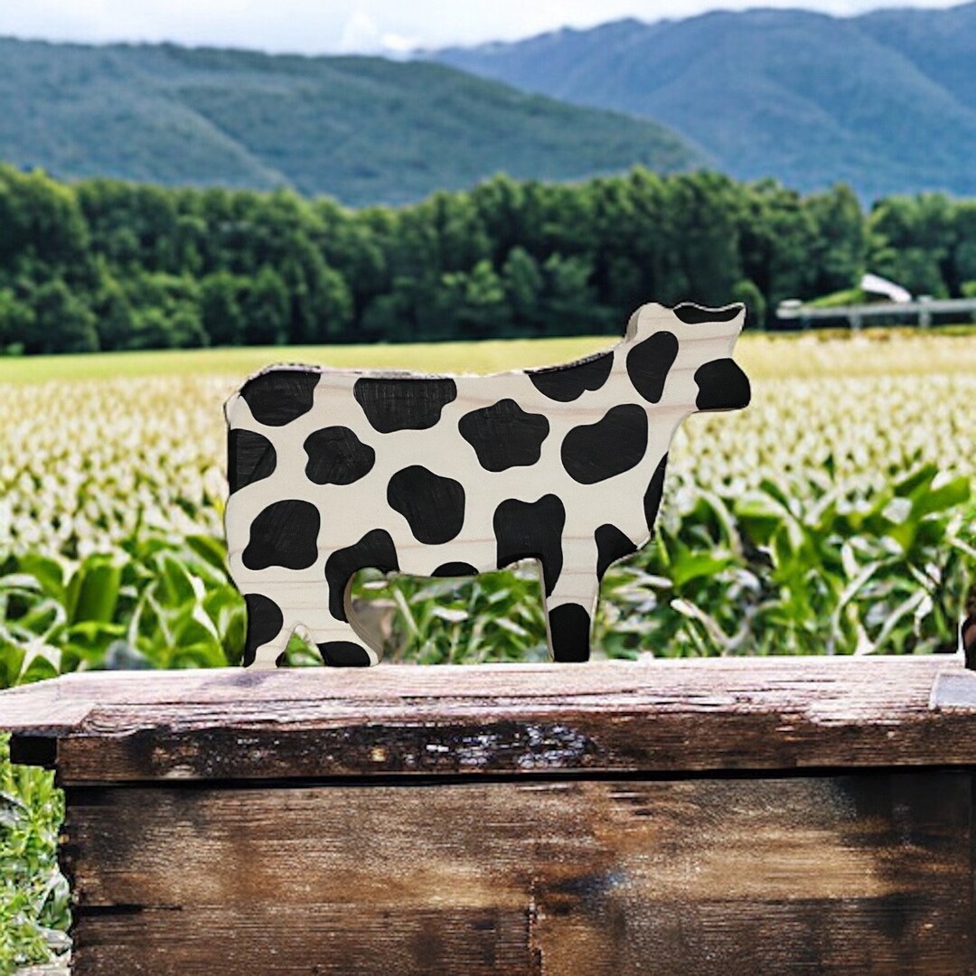 Wooden Cow Shape Cut Out // Moo // Cow Decor // Cow Theme // Wooden Cow ...