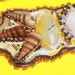 Big Shell Necklace Embroidered Unique Artistic Necklace - Etsy
