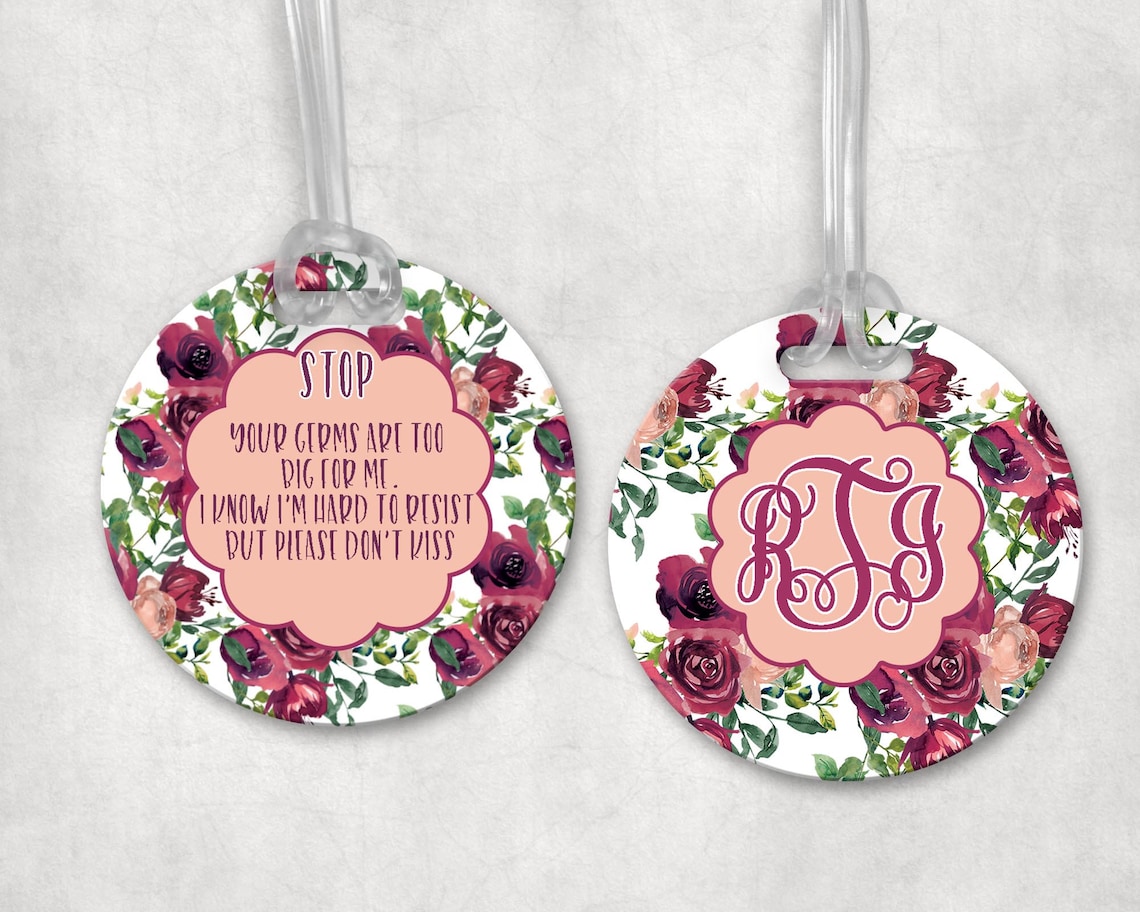 Floral Car Seat Tag Sublimation Design Digital File - Etsy