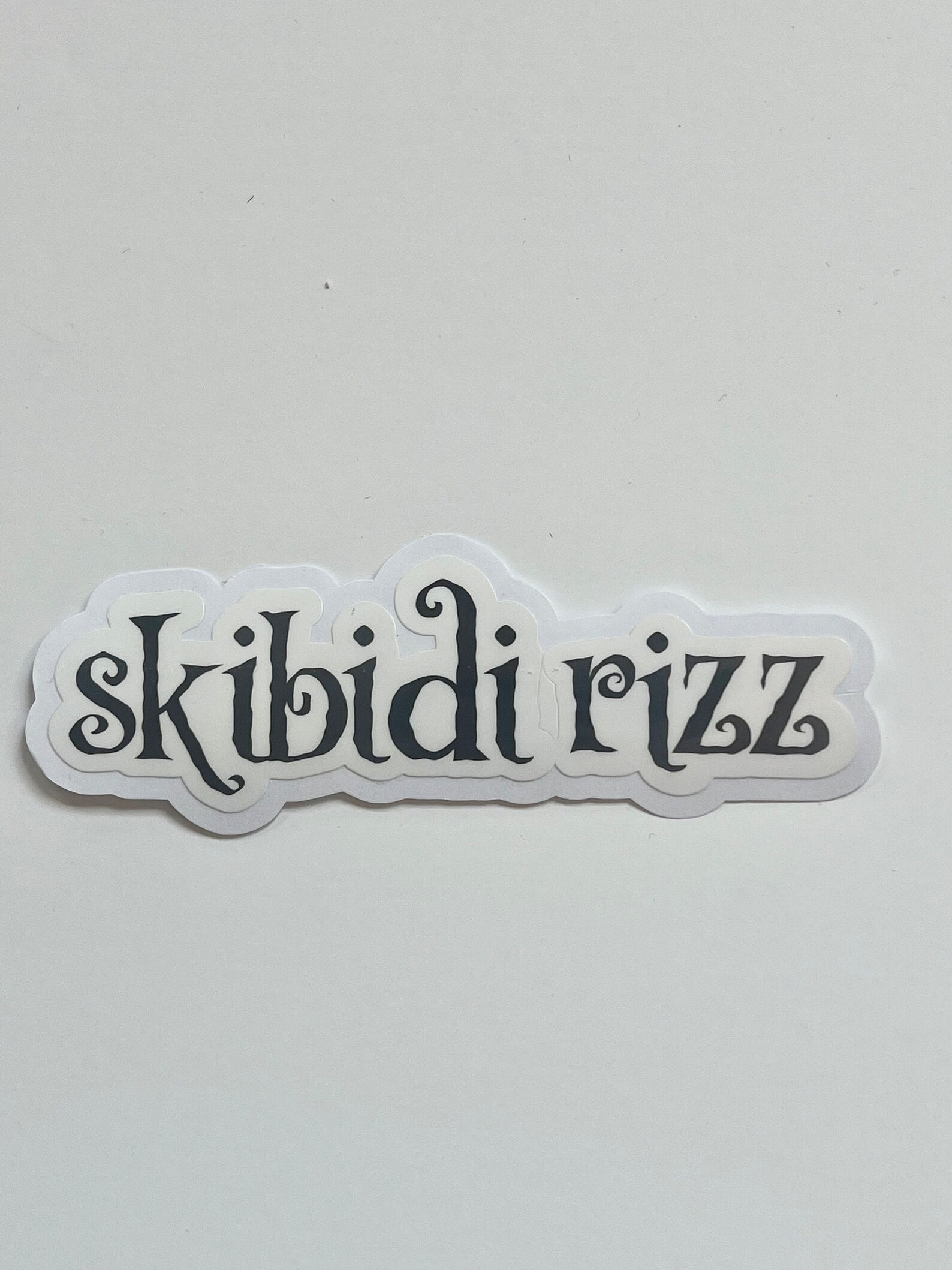 Skibidi Rizz Water Resistant Glossy Vinyl Sticker/decal for Laptops ...