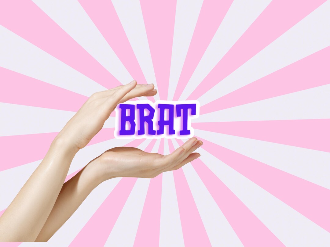 BRAT Water-resistant Vinyl Sticker for Laptops, Waterbottles, Cars and ...
