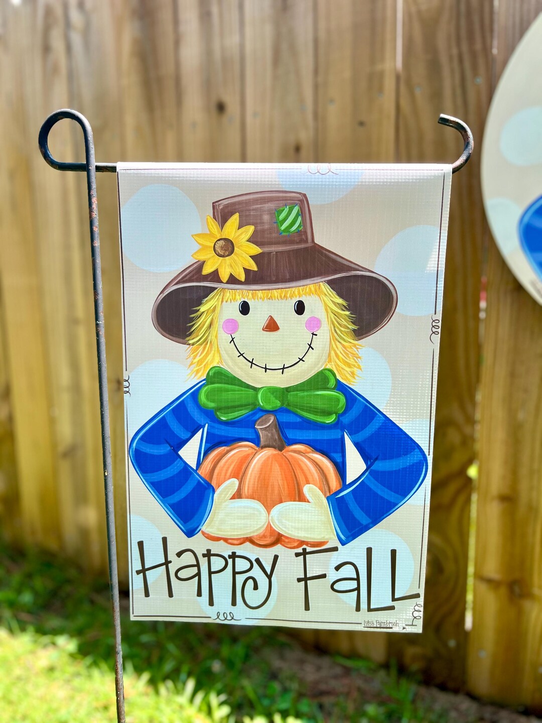 Stanley Scarecrow Double Sided Vinyl Garden Flag Fall Decor - Etsy