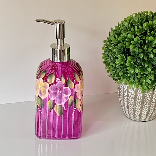 Pink Soap Dispenser - Etsy