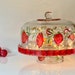 Christmas Glass Cake Dome Wedding Cake Stand, Salad Bowl, Cupcake Stand ...