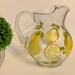Lemonade glass pitcher set summer wedding gift step mom | Etsy