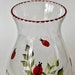 Painted Glass Vase Cute Ladybugs, Flower Vase, Housewarming Gift ...