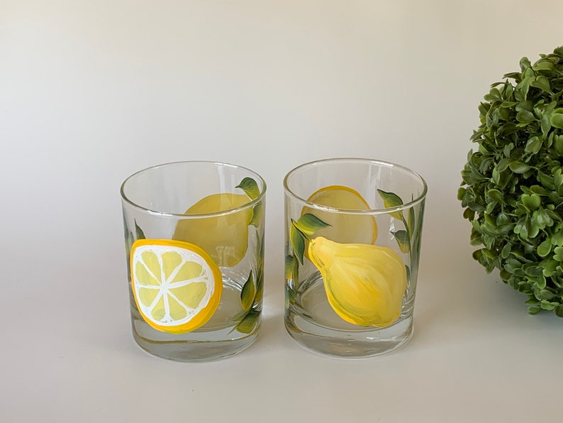 Lemonade Glass Pitcher Set Summer Wedding Gift Step Mom - Etsy