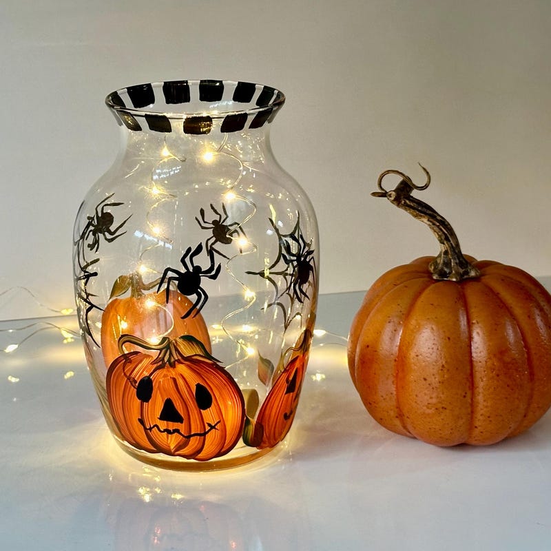 Halloween Vase - Etsy