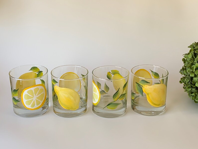 Lemonade Glass Pitcher Set Summer Wedding Gift Step Mom - Etsy