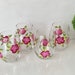 Hand Painted Glass Pitcher Set Sangria Lemonade Pitcher - Etsy