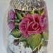 Painted Glass Vase With Beautiful Roses Flower Vase for Her - Etsy