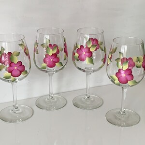 Hand Painted Glass Pitcher Set, Sangria Lemonade Pitcher, Wedding Gift ...