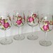 Hand Painted Glass Pitcher Set Sangria Lemonade Pitcher - Etsy