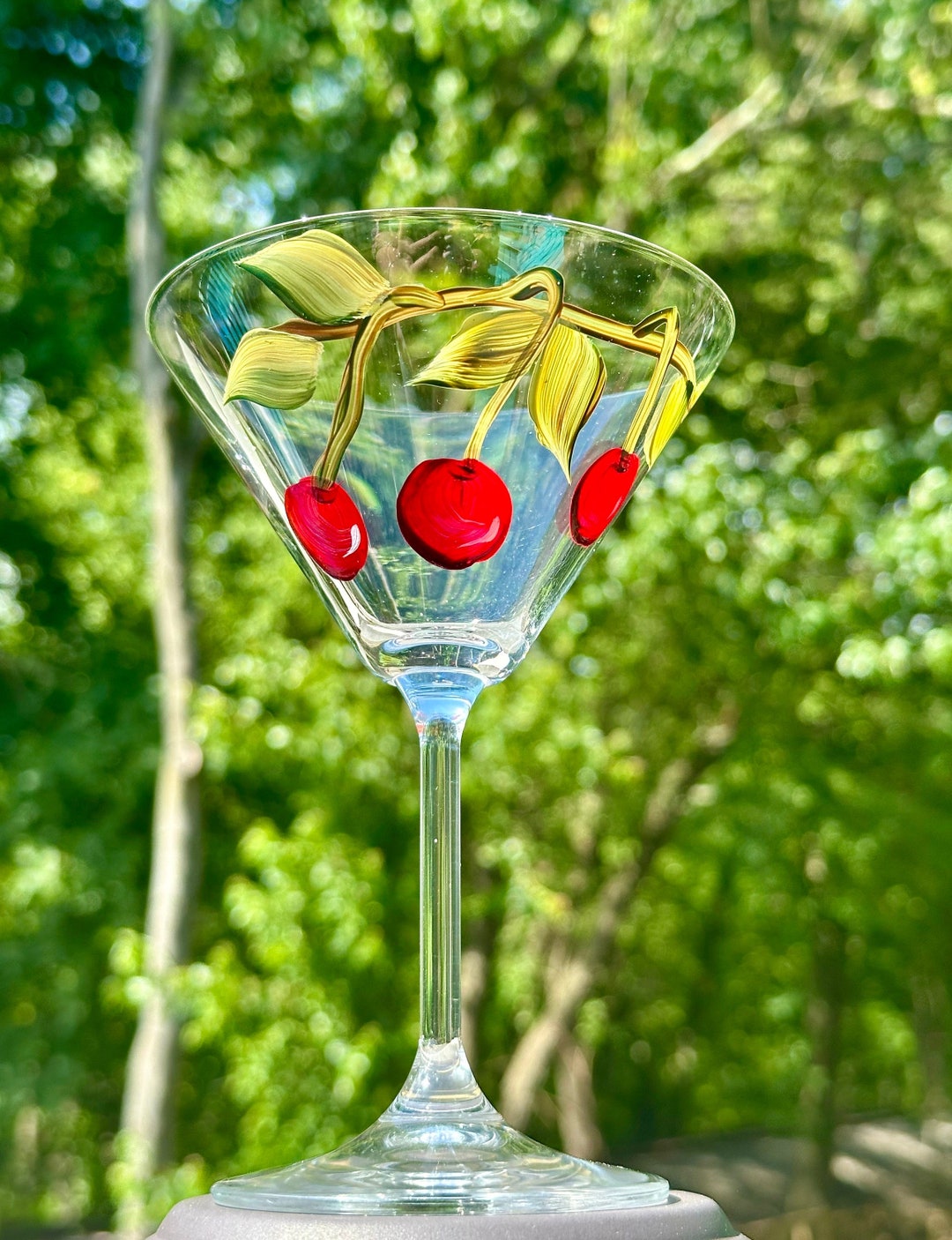 One Cherry Martini Cocktail Glass, Whiskey Martini Lover Gift, 21st ...