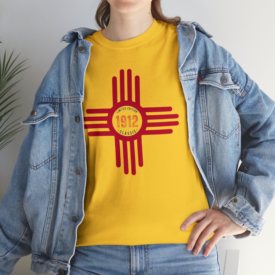 New Mexico Zia 1912 Limited Edition Unisex Heavy Cotton Tee | New ...