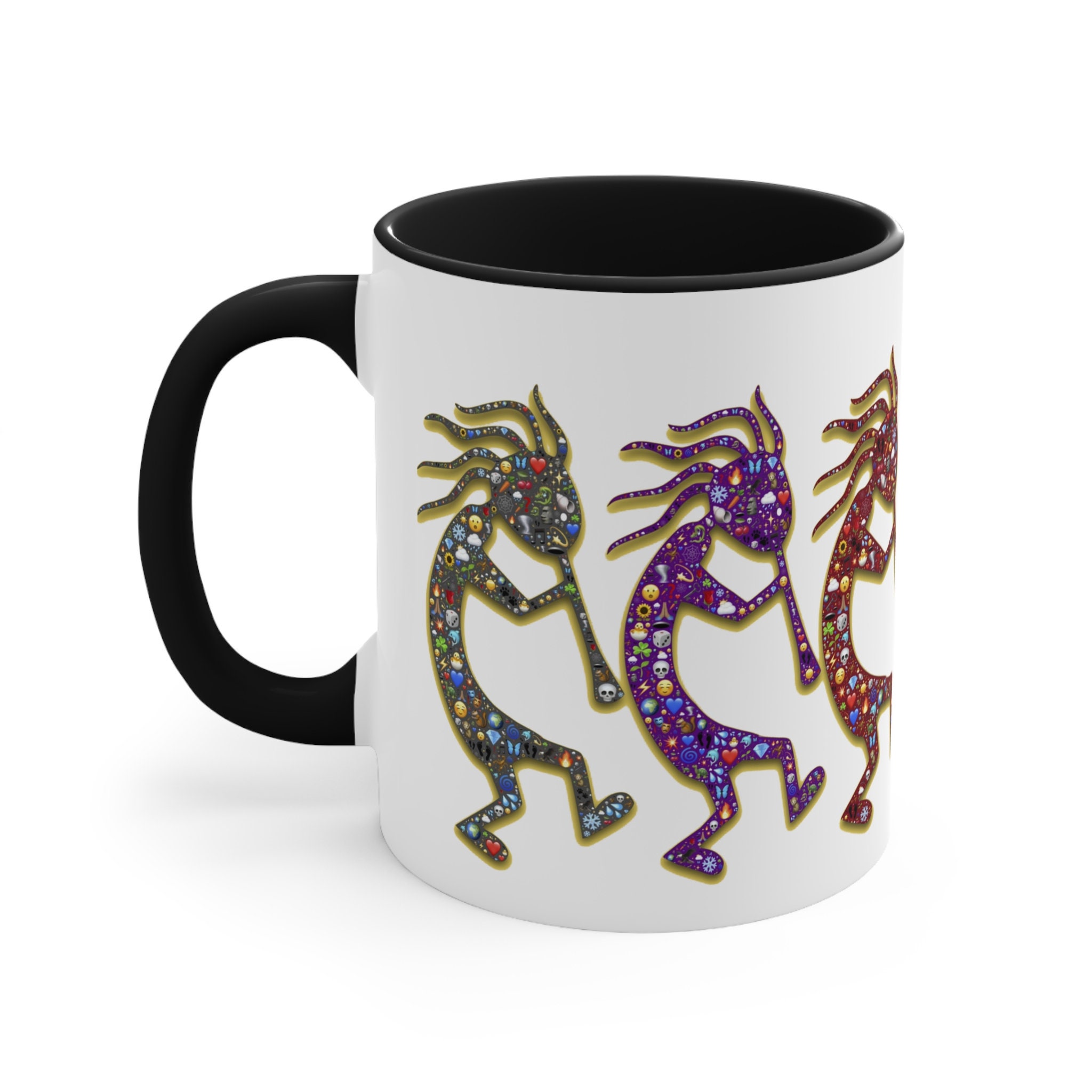 Kokopelli Two-tone Mug | New Mexico Mug | Santa Fe Gift - Etsy