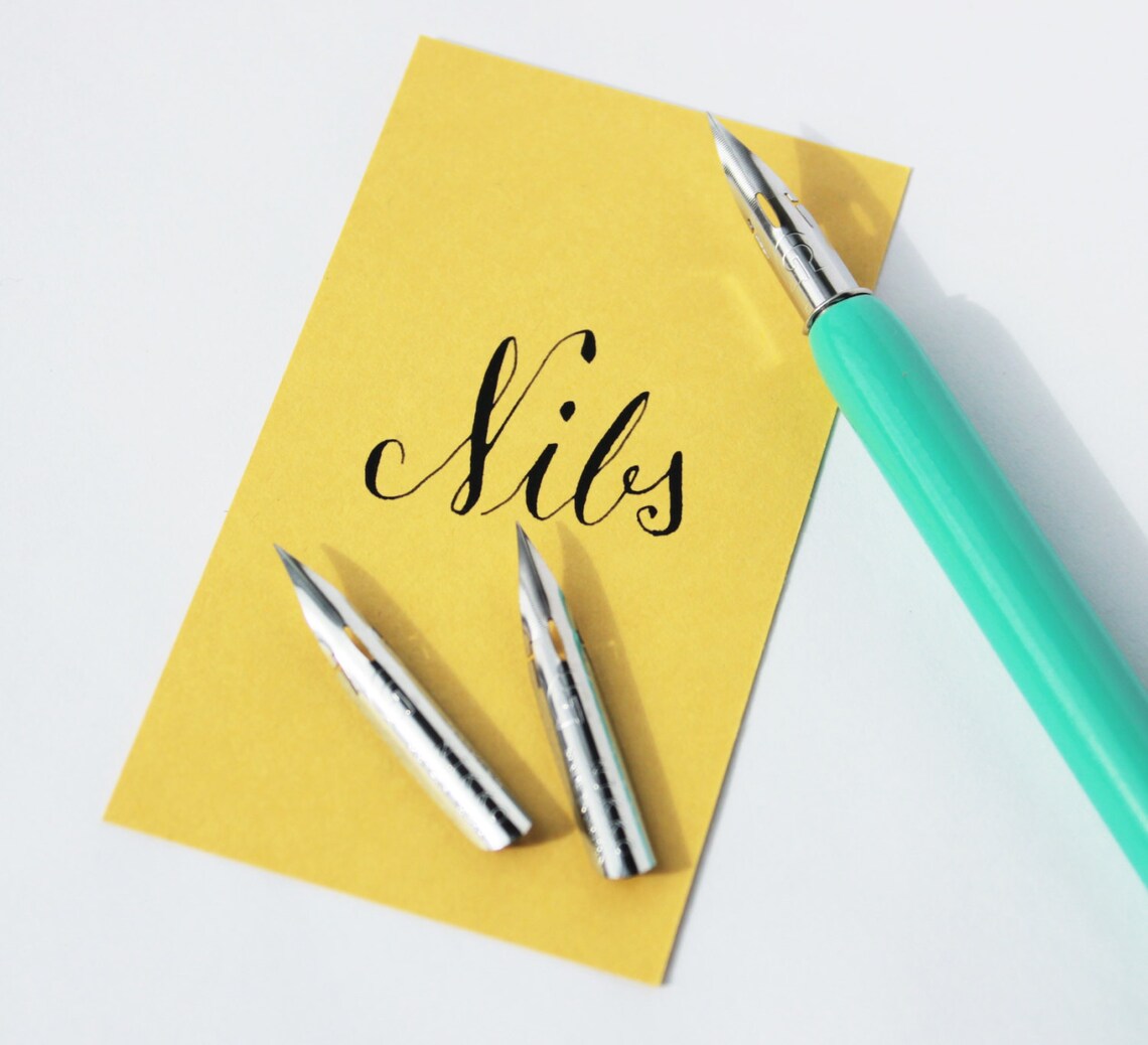 Nikko G Calligraphy Nib. Set of 2. Calligraphy Kit. Modern Calligraphy ...