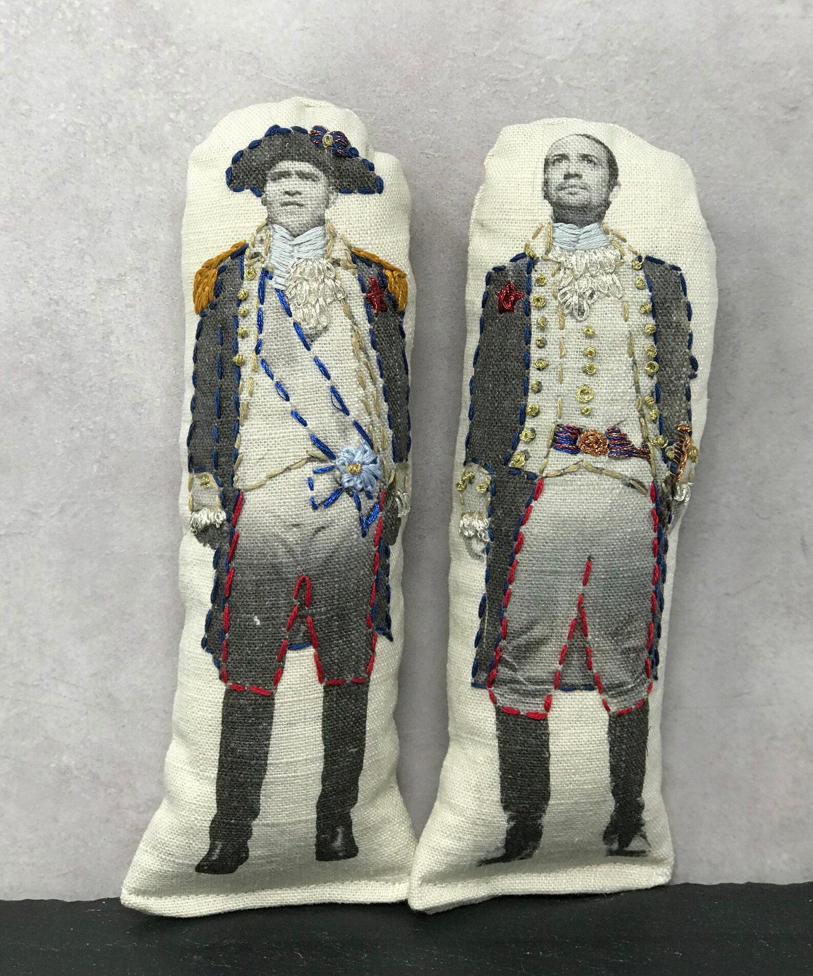 Hamilton Musical Hand Embroidered Dolls Perfect Gift for a - Etsy
