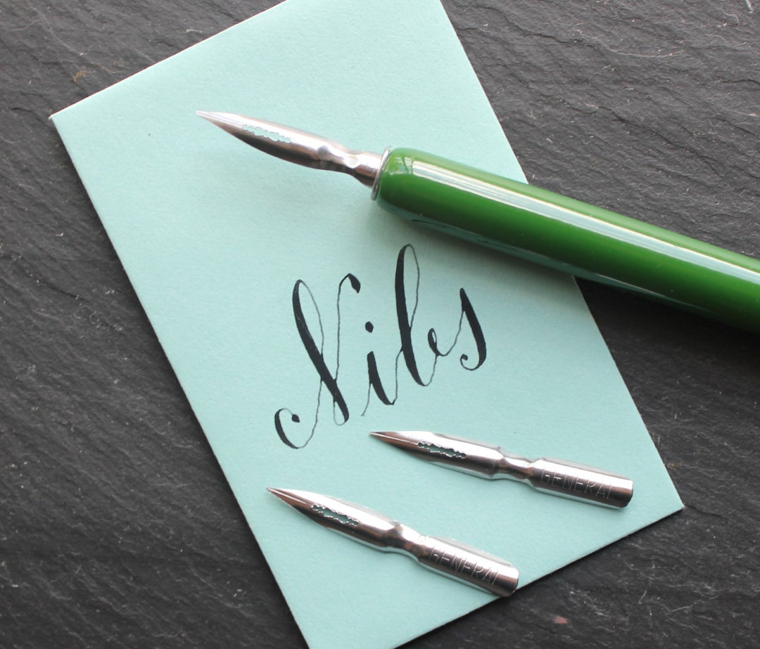 General Drawing Calligraphy Nib. Set of 2. Calligraphy Kit. Modern ...