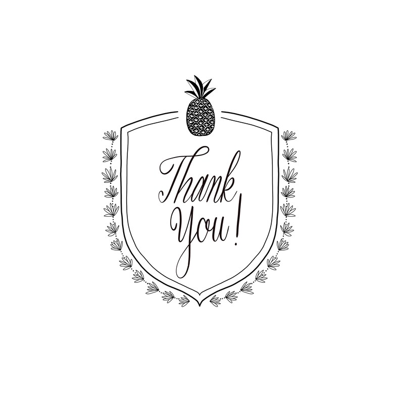 Garland Crest Monogram Stamp,custom Address Stamp,calligraphy,return ...