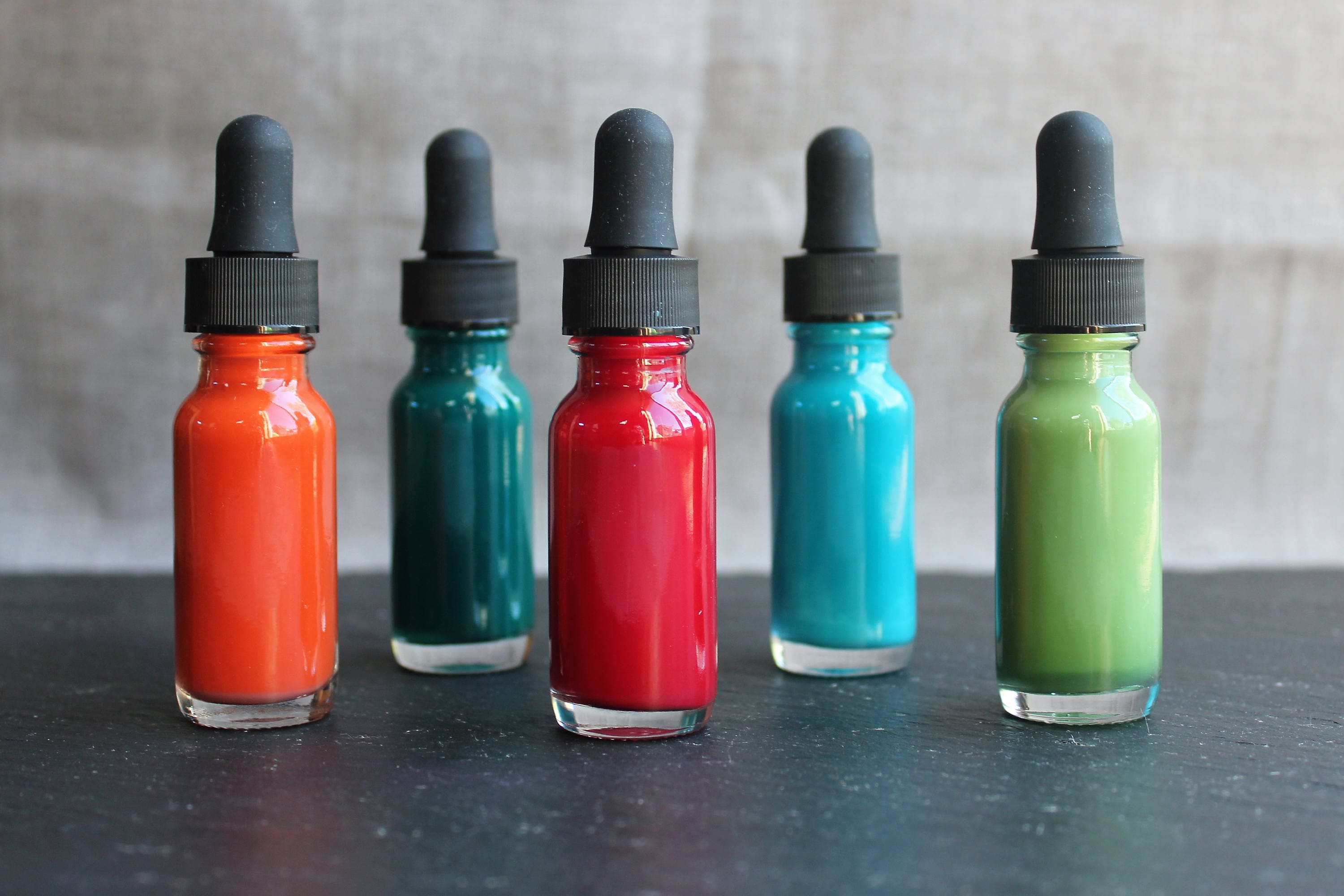 Shades of Fall Ink, Fall Colors Calligraphy Ink, Custom Calligraphy Ink ...