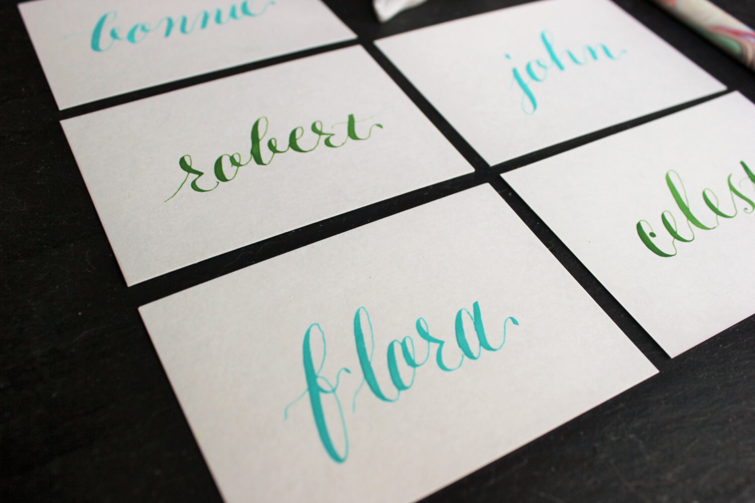 Custom Calligraphy, Wedding Calligraphy Invitation or Save the Date ...