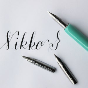 Nikko G Calligraphy Nib. Set of 2. Calligraphy Kit. Modern Calligraphy ...