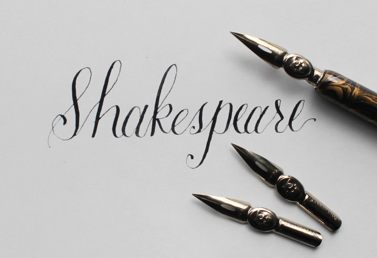 Shakespeare Calligraphy Nib. Set of 2. Calligraphy Kit. Modern ...