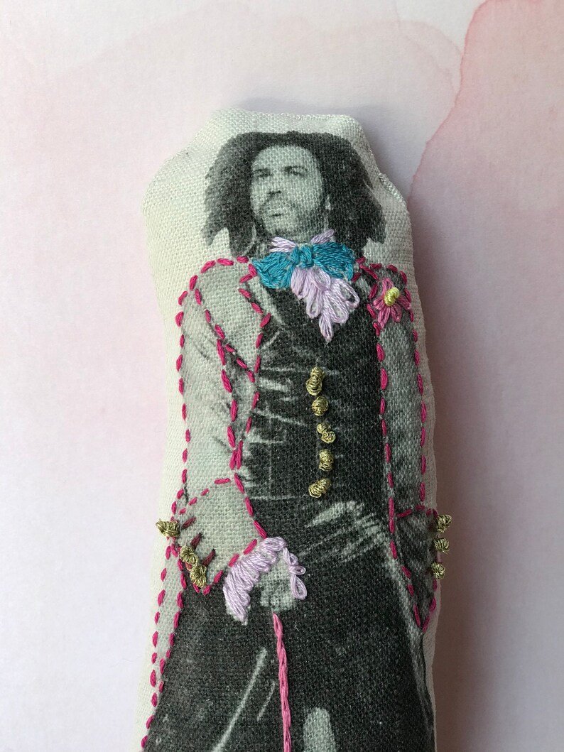 Hamilton Musical Thomas Jefferson Hand Embroidered Doll Daveed Diggs ...