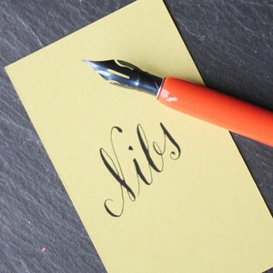 Brause Steno Blue Pumpkin Calligraphy Nib Set of 2. Calligraphy Kit ...