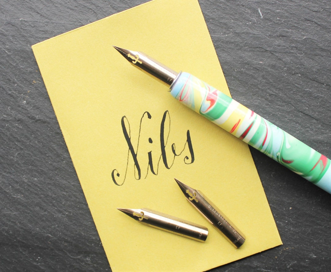 Principal EF Calligraphy Nib. Set of 2. Calligraphy Kit. Modern ...