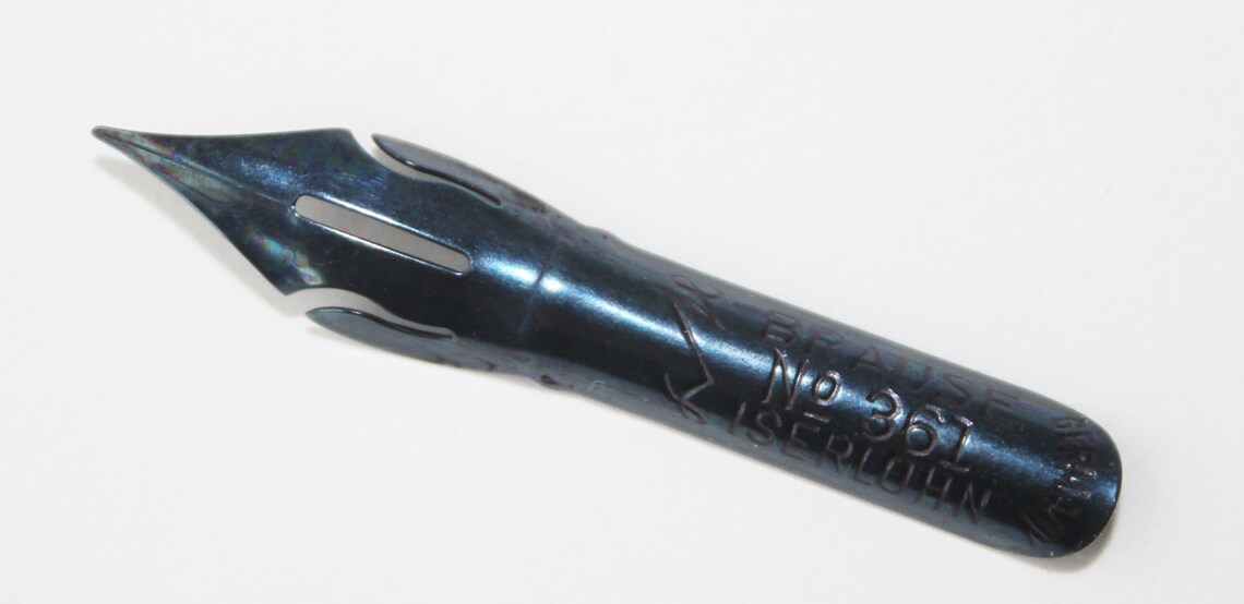 Brause Steno Blue Pumpkin Calligraphy Nib Set of 2. Calligraphy Kit ...