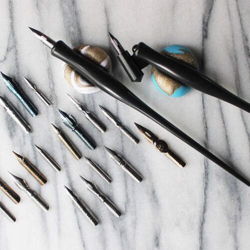 Leonardt Nib Starter Set. Calligraphy Kit. Modern Calligraphy. - Etsy