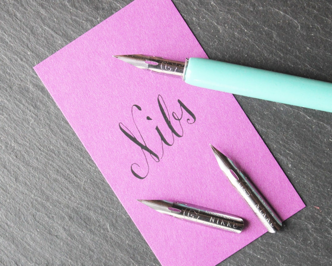 Nikko G Calligraphy Nib. Calligraphy Kit Set of 2. Modern Calligraphy ...