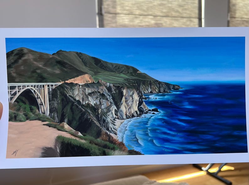 Bixby Bridge Painting - Etsy