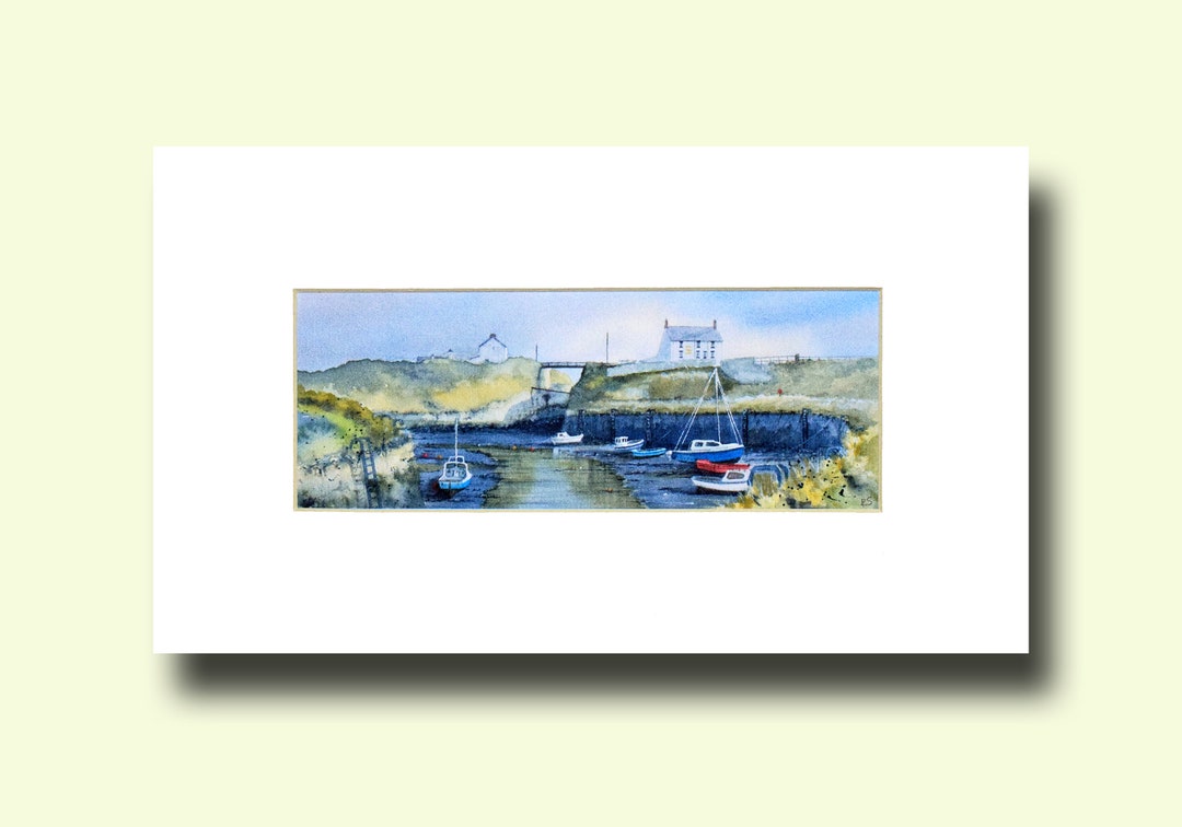 The Kings Arms, Seaton Sluice. A Giclee Art Print From a Ray Stephenson ...