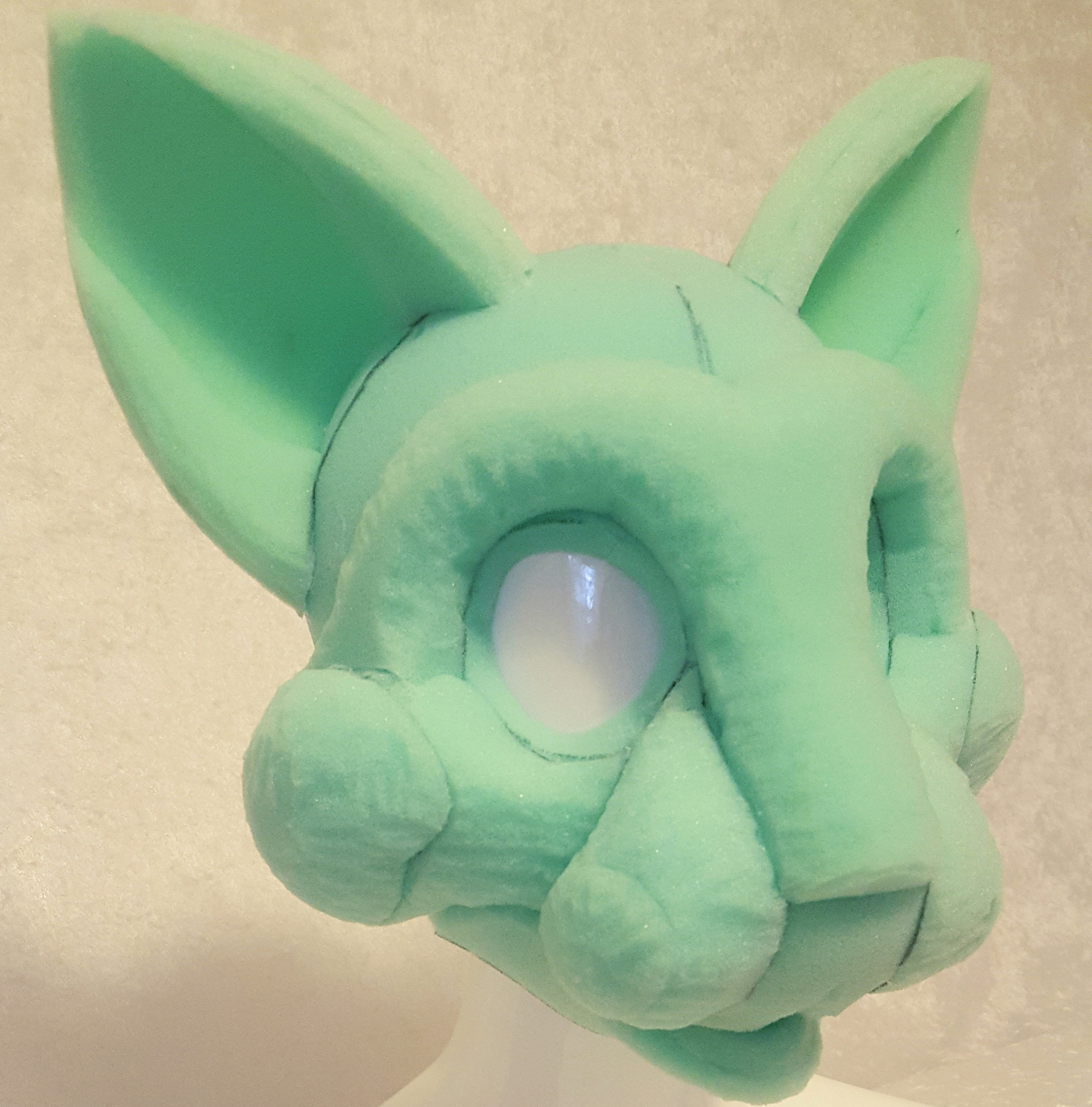 Cat Fursuit Head Base Pattern and Tutorial - Etsy