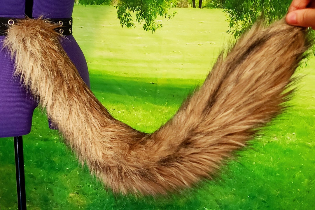 Custom Long and Fluffy Cat Tail, Choose Your Color - Etsy